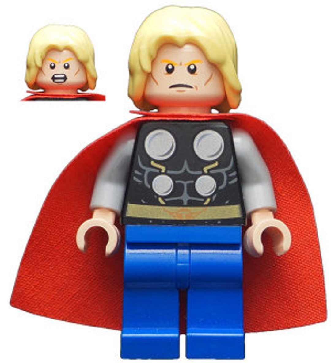 Lego MINIFIGURE Thor No Beard - Etsy