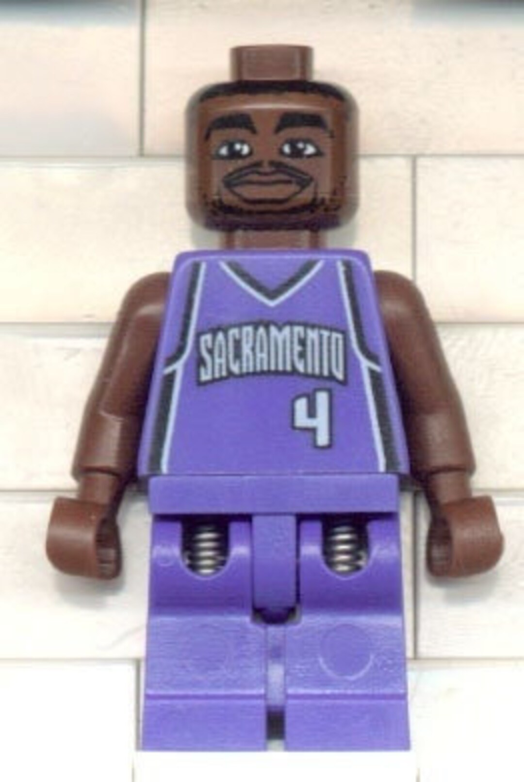 Lego MINIFIGURE NBA Chris Webber, Sacramento Kings #4 - Etsy