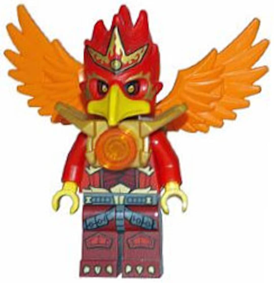 Vintage Lego MINIFIGURE LEGENDS OF Chima Fluminox Gold Armor and ...