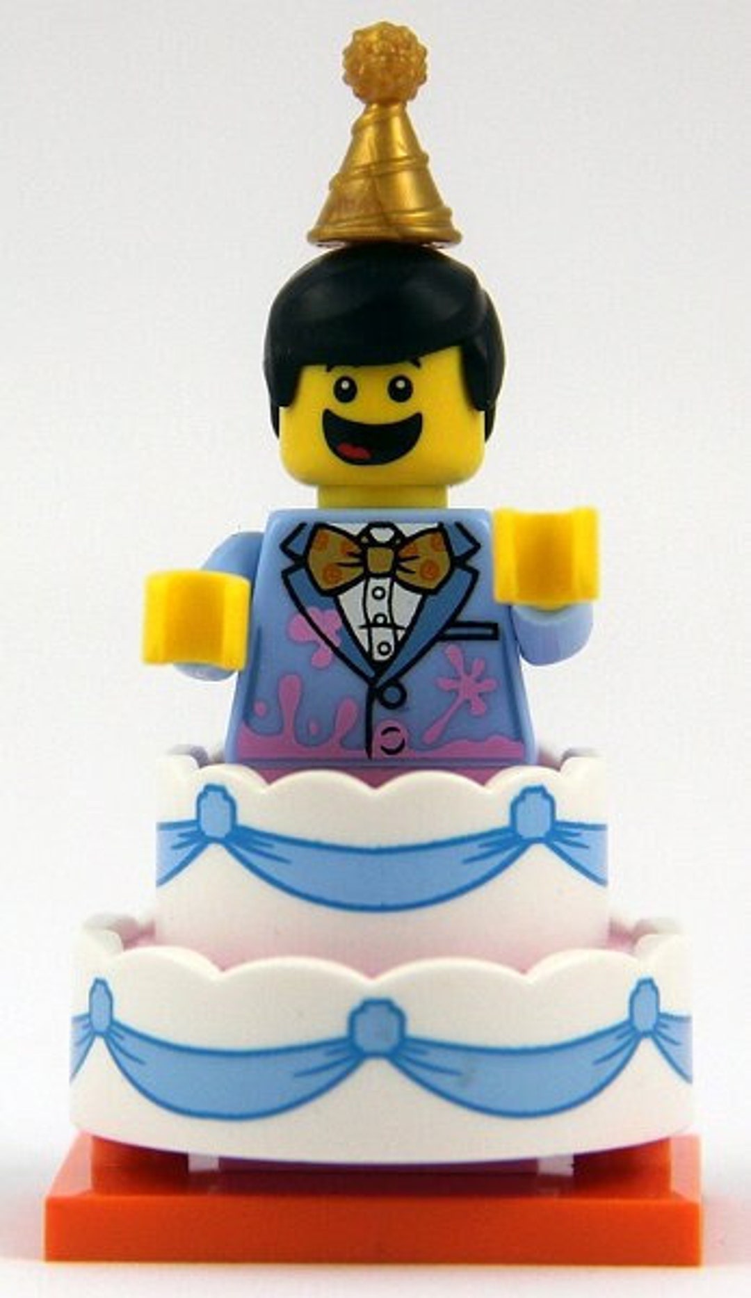 Lego MINIFIGURE Cake Guy, Series 18 (complete Set With Stand and ...