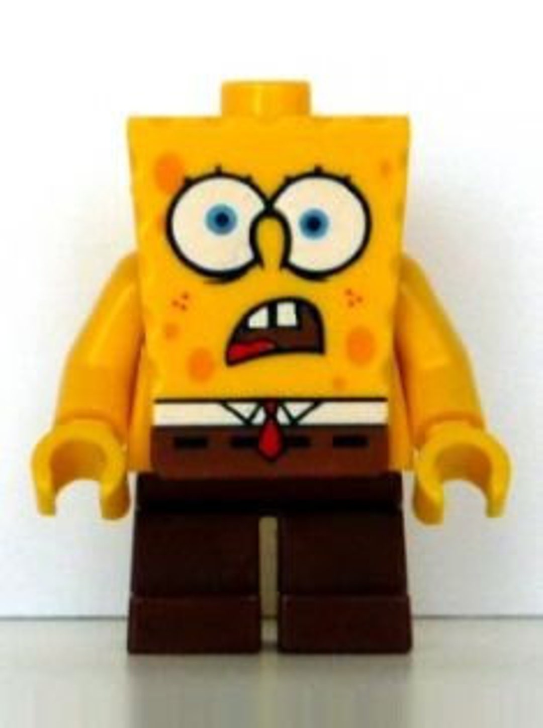 Lego MINIFIGURE Spongebob - Shocked Look - Etsy