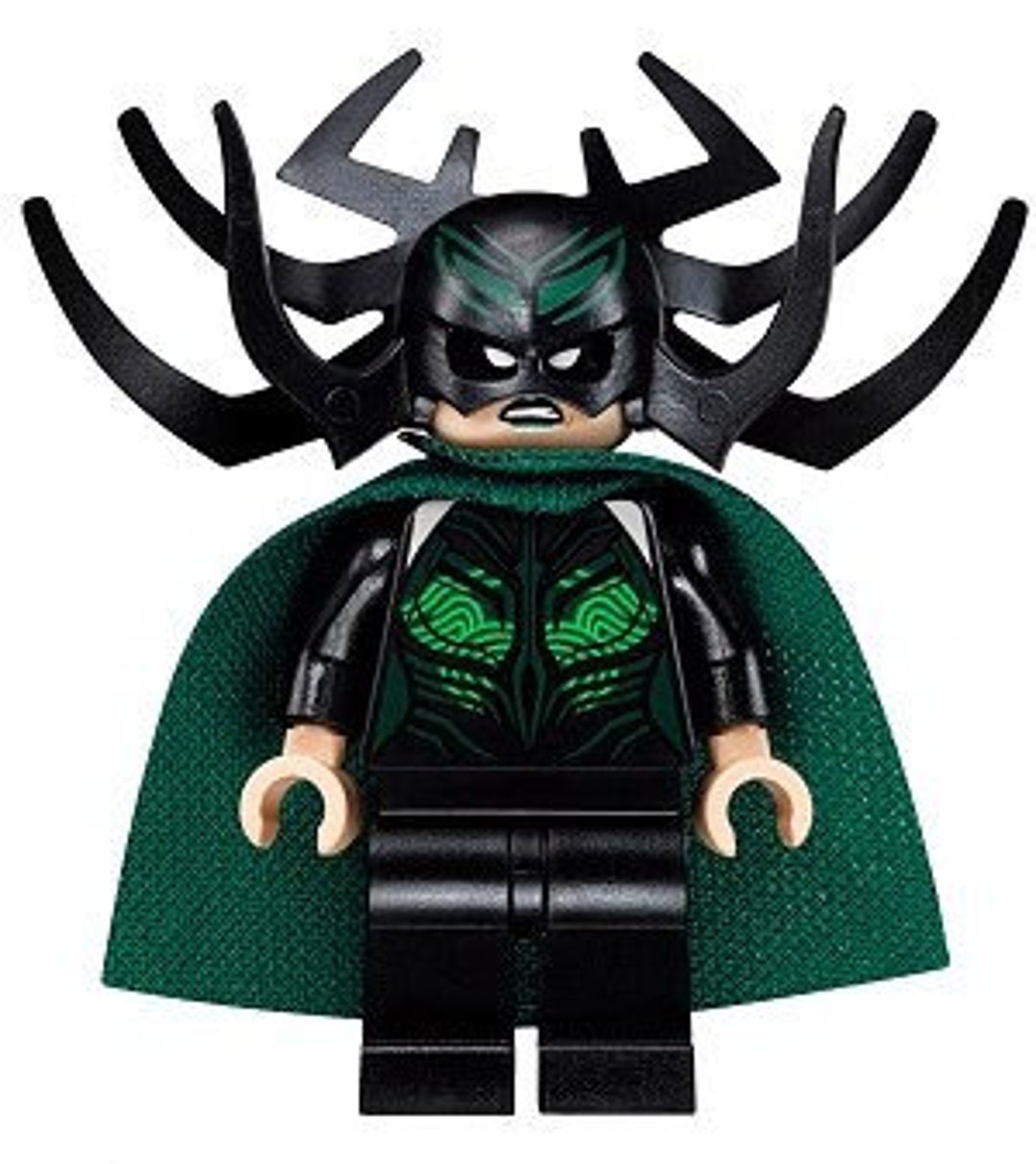 Lego MINIFIGURE Hela - Daughter of God of Mischief - Loki - Etsy