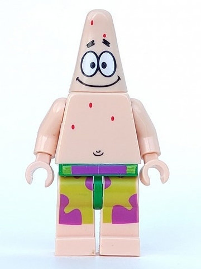 Lego MINIFIGURE Spongebob - Patrick - Etsy