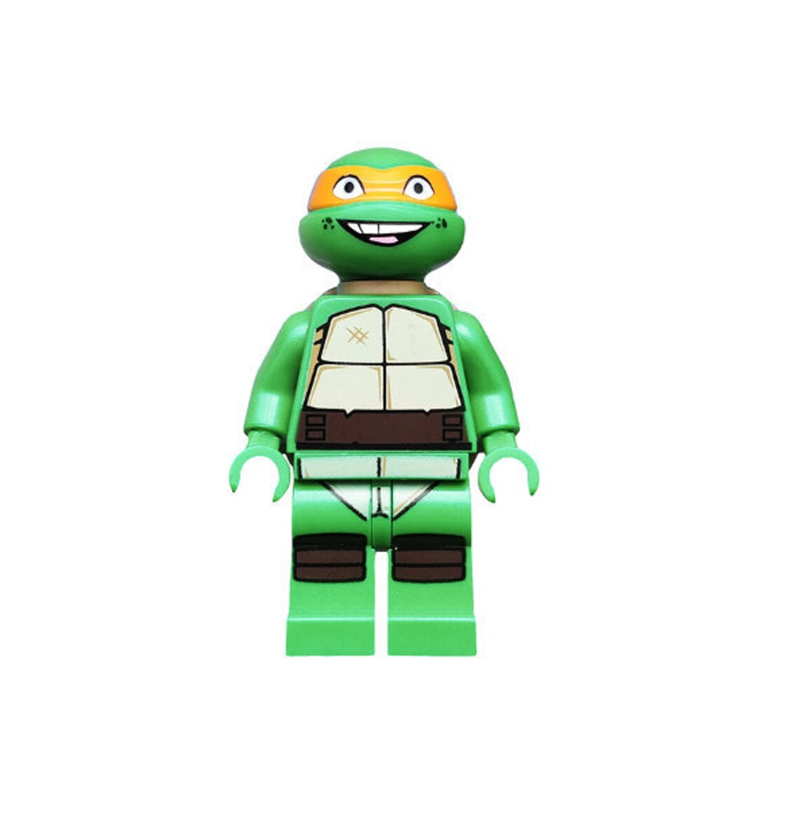 Lego MINIFIGURE Teenage Mutant Ninja Turtles Michelangelo - Etsy