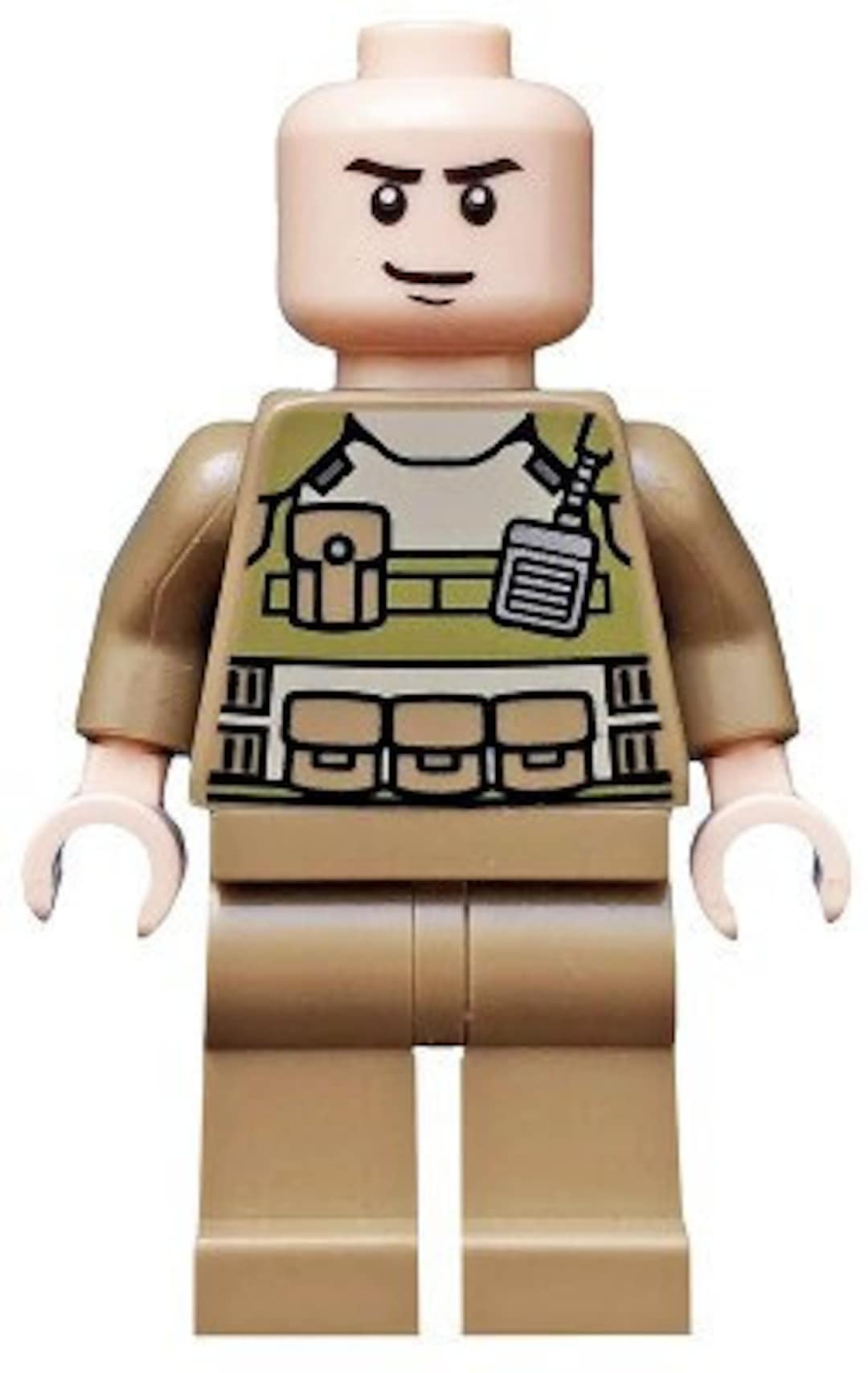 Lego MINIFIGURE Soldier Boy Colonel Hardy - Etsy