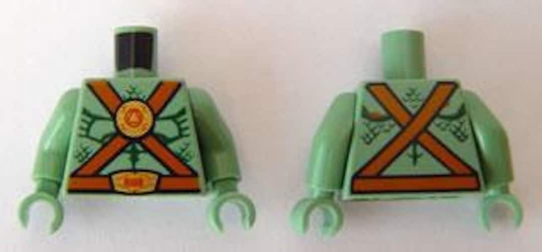Lego Torso Alien With Muscles Outline, Scales, Belts and Medallion ...