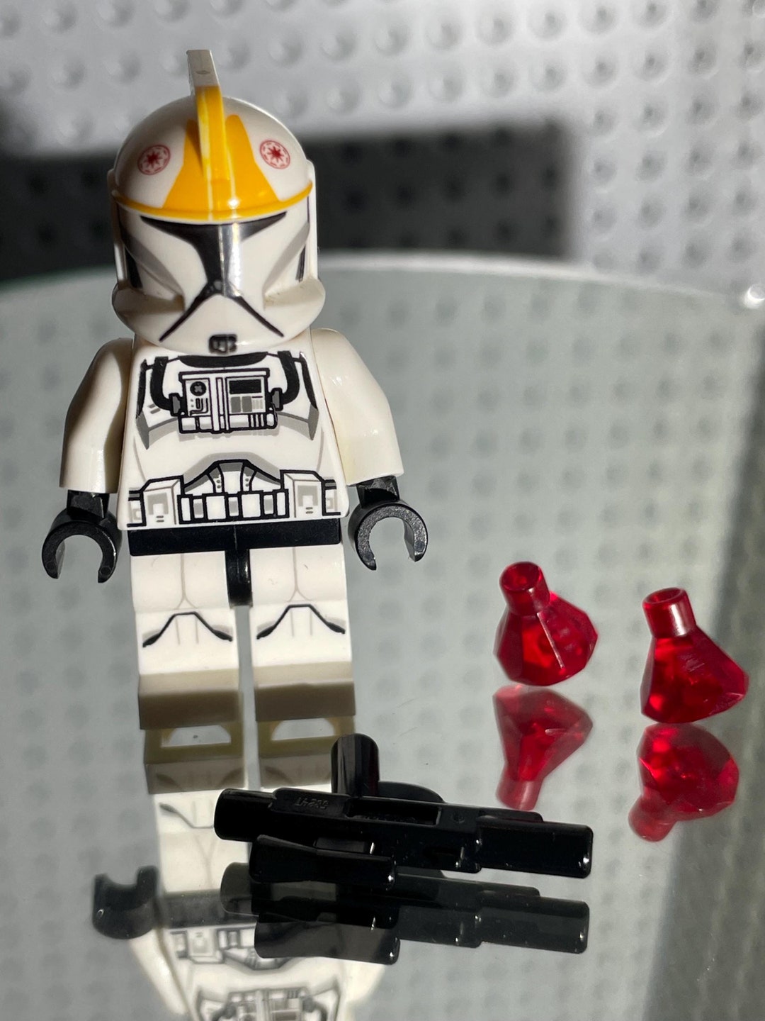 Lego Star Wars MINIFIGURE Imperial Republic Gunship Clone Trooper Pilot ...