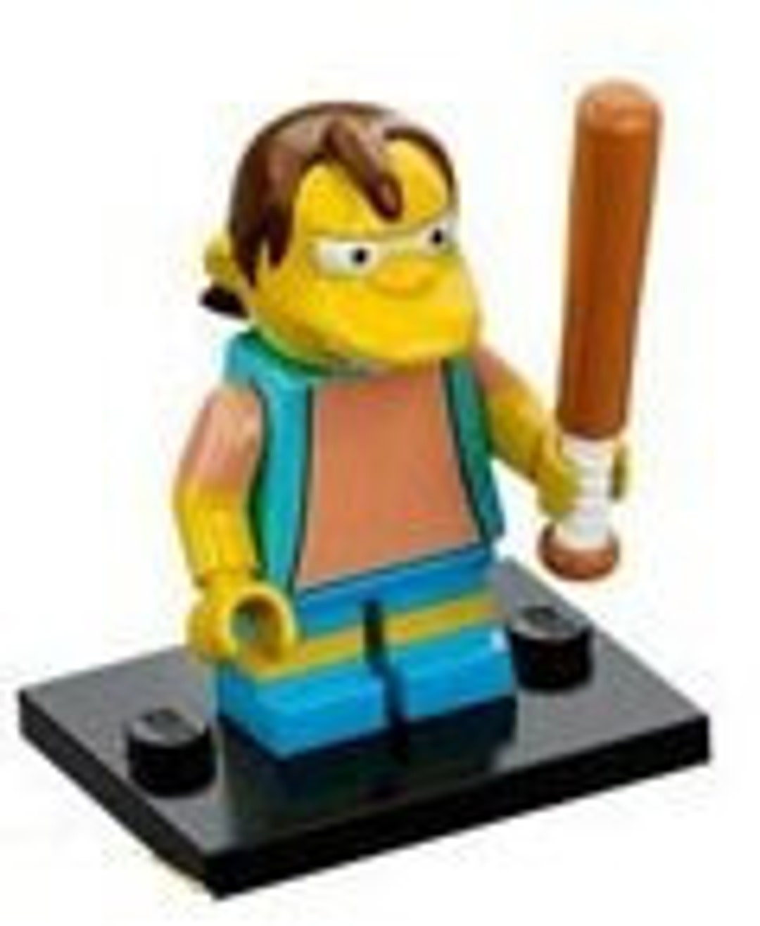 Lego MINIFIGURE Nelson Muntz, the Simpsons - Etsy
