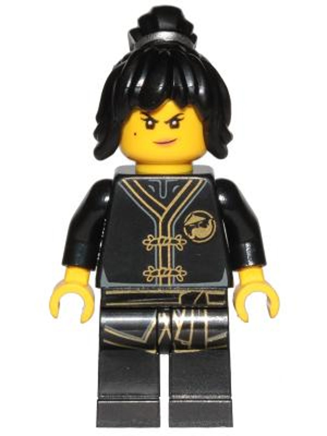 Lego MINIFIGURE Ninjago Nya - Black Wu-cru Training Gi MMA JUDO Jiu ...