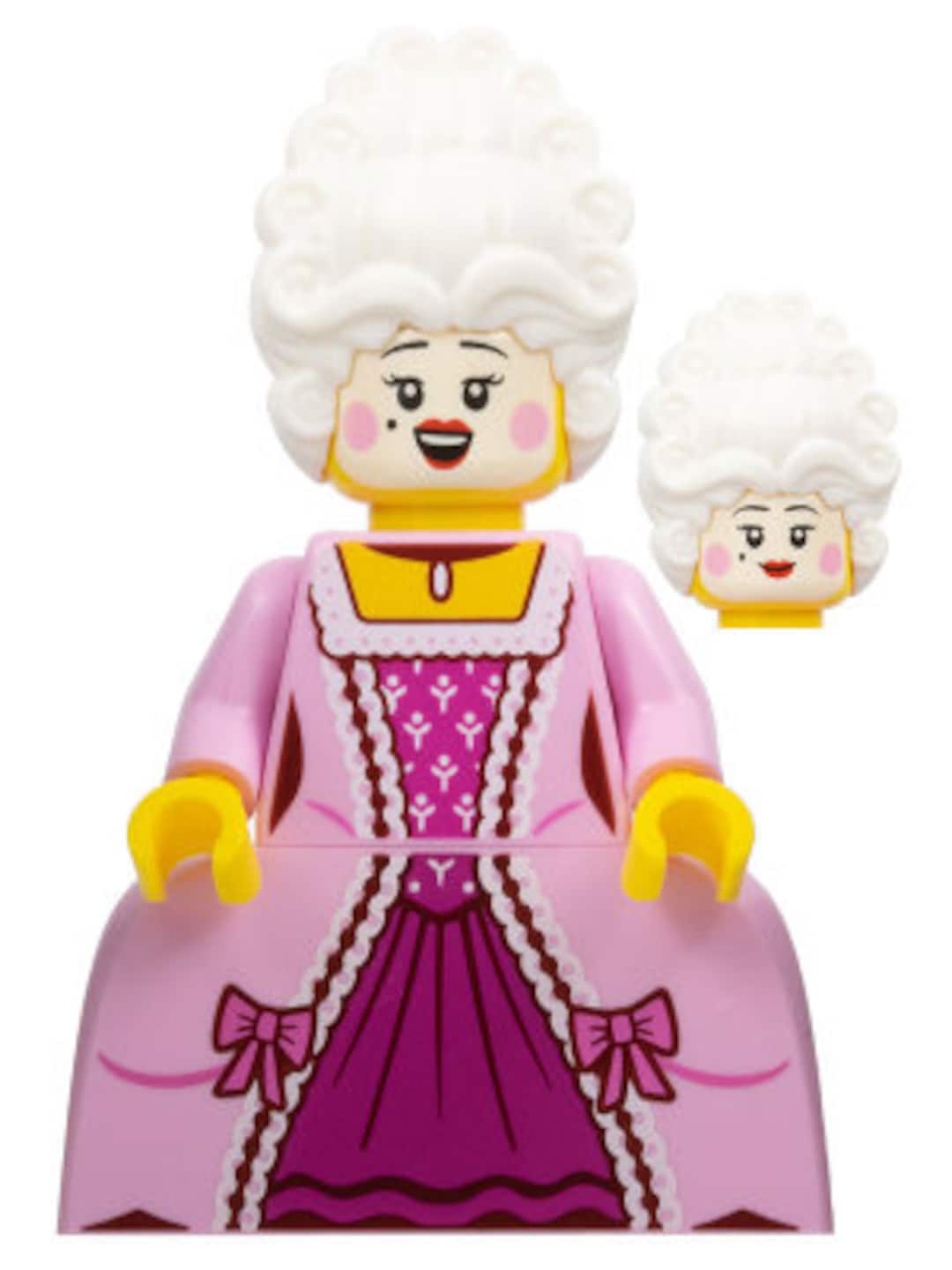 Lego Minifigure Lady of the Court Castle Rococo Aristocrat - Etsy