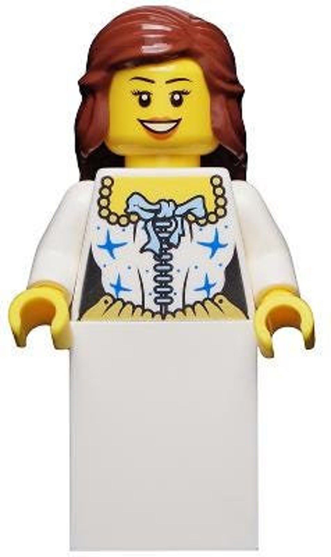 Lego MINIFIGURE Bride - Etsy