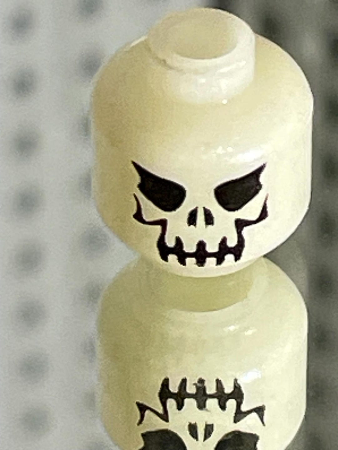 LEGO Halloween Curse of the Pharaoh Skeletal Head Glow in Dark Opaque ...