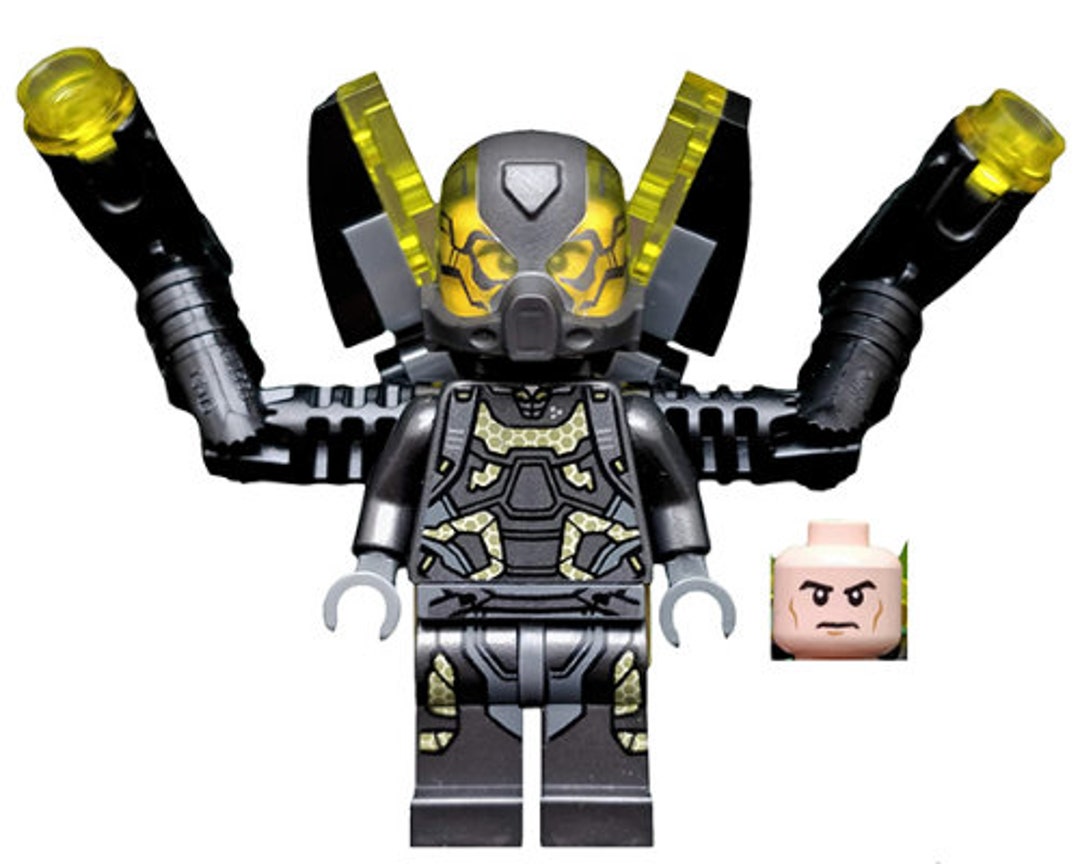 Lego MINIFIGURE Yellow Jacket - Helmet Space With Trans-yellow Visor ...