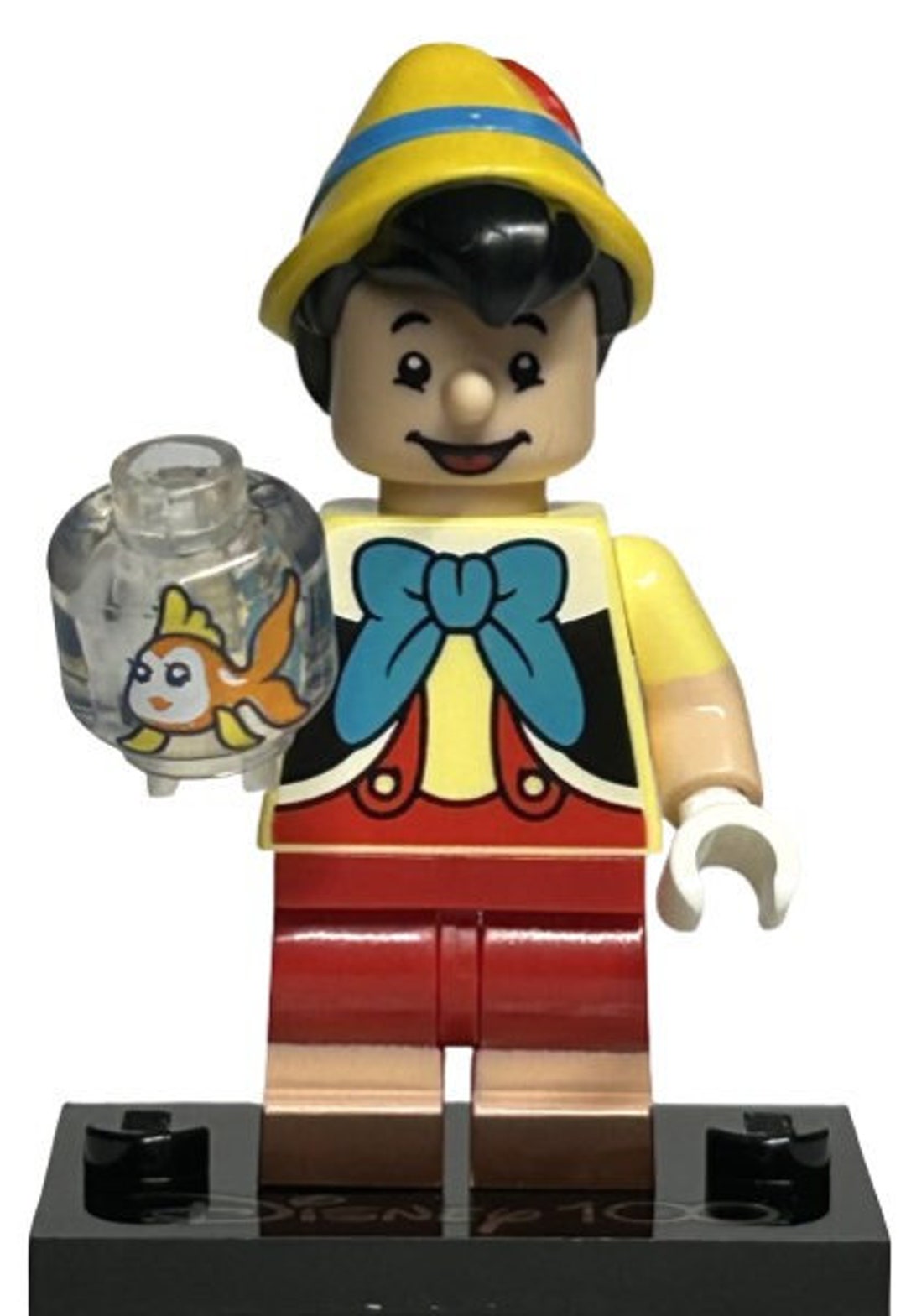 Lego MINIFIGURE Pinocchio, Disney 100 (complete Set With Stand and ...
