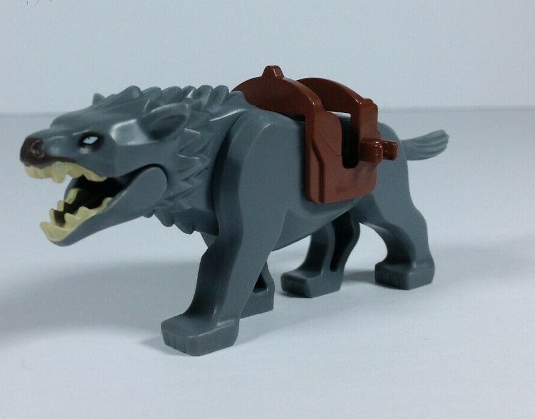 Lego MINIFIGURE Hobbit Lord of the Rings Warg With Dark Brown Nose With ...
