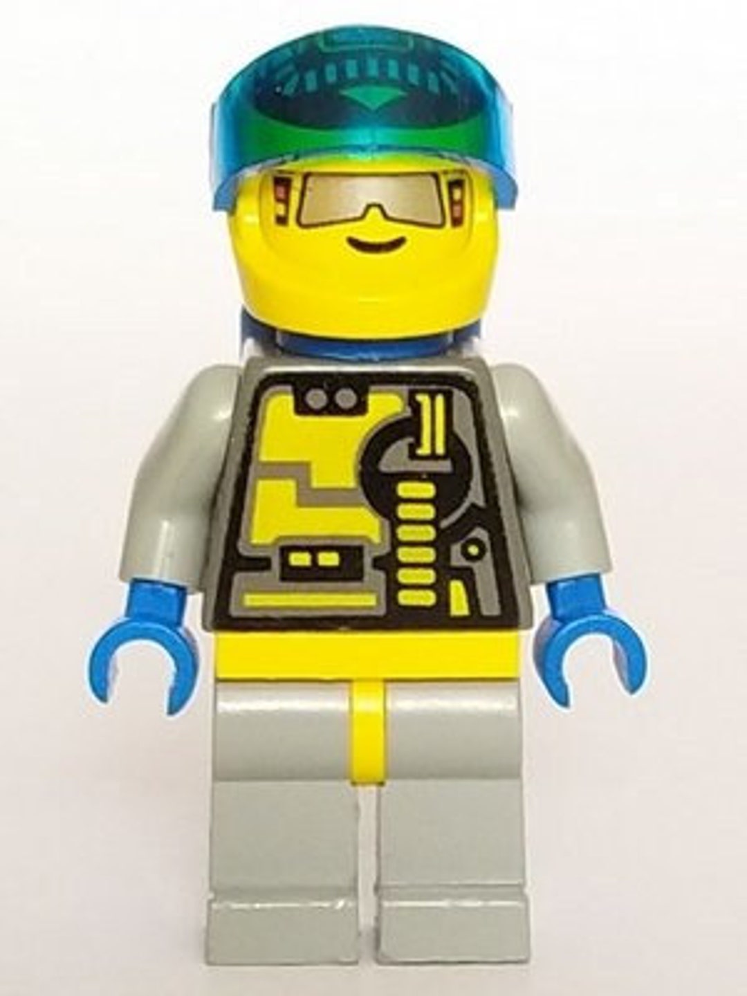 Lego MINIFIGURE Vintage Unitron Chief Space Guy Spaceship Crew - Etsy