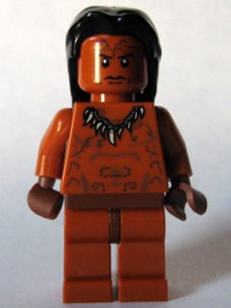 Vintage Lego Hunter MINIFIGURE Temple Guard Indiana Jones Ugha Warrior ...