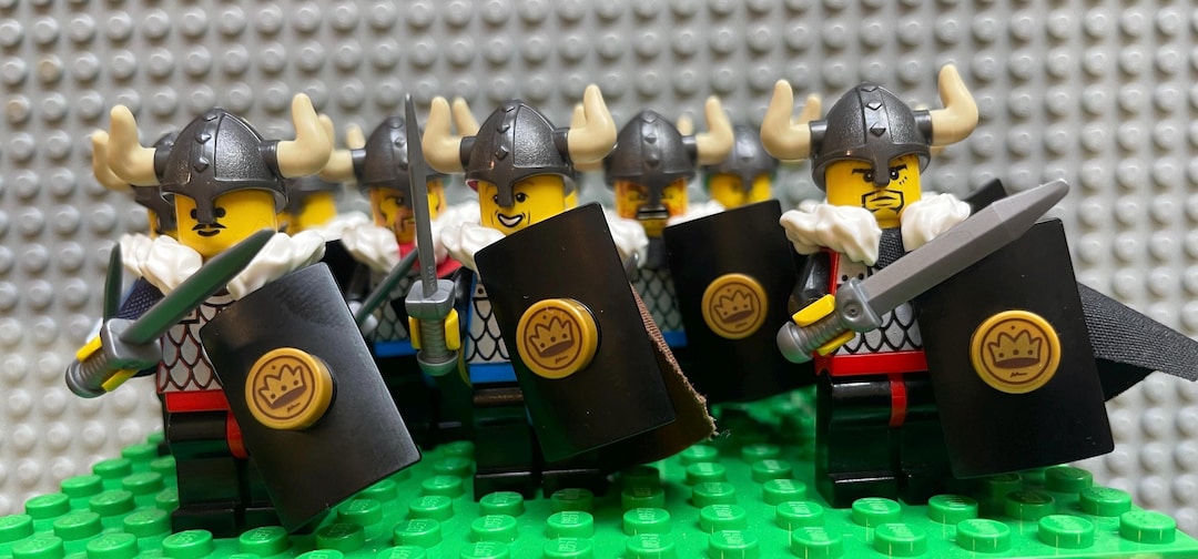 Real Lego Minifigure Lot of 10 Themed Knights Byzantine Varangian Guard ...