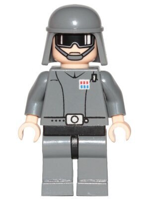 Lego Star Wars MINIFIGURE General Maximillian Veers Goggles Print and ...