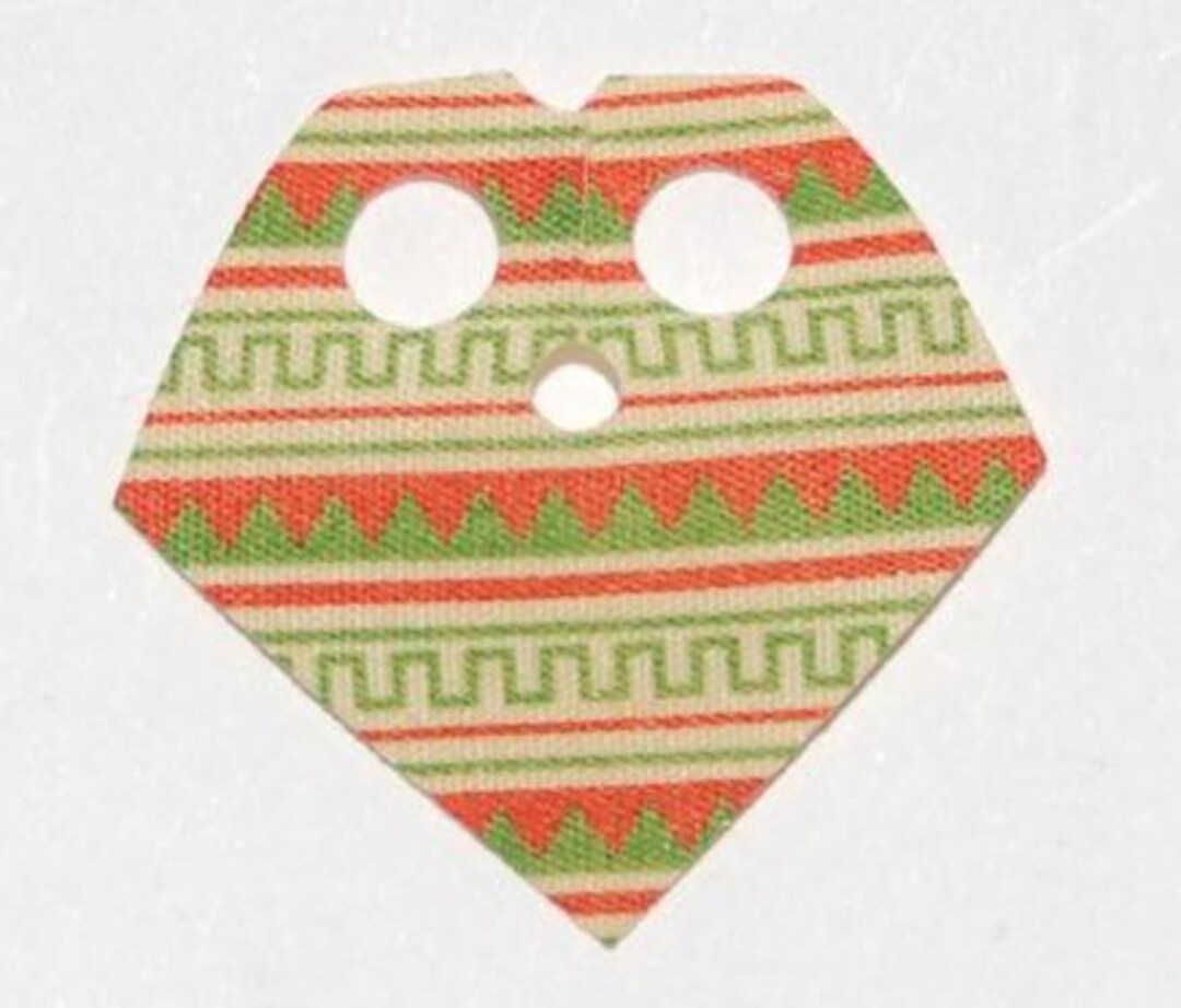 Lego Minifigure Poncho Half Cloth With Green and Terra Cotta Pattern - Etsy
