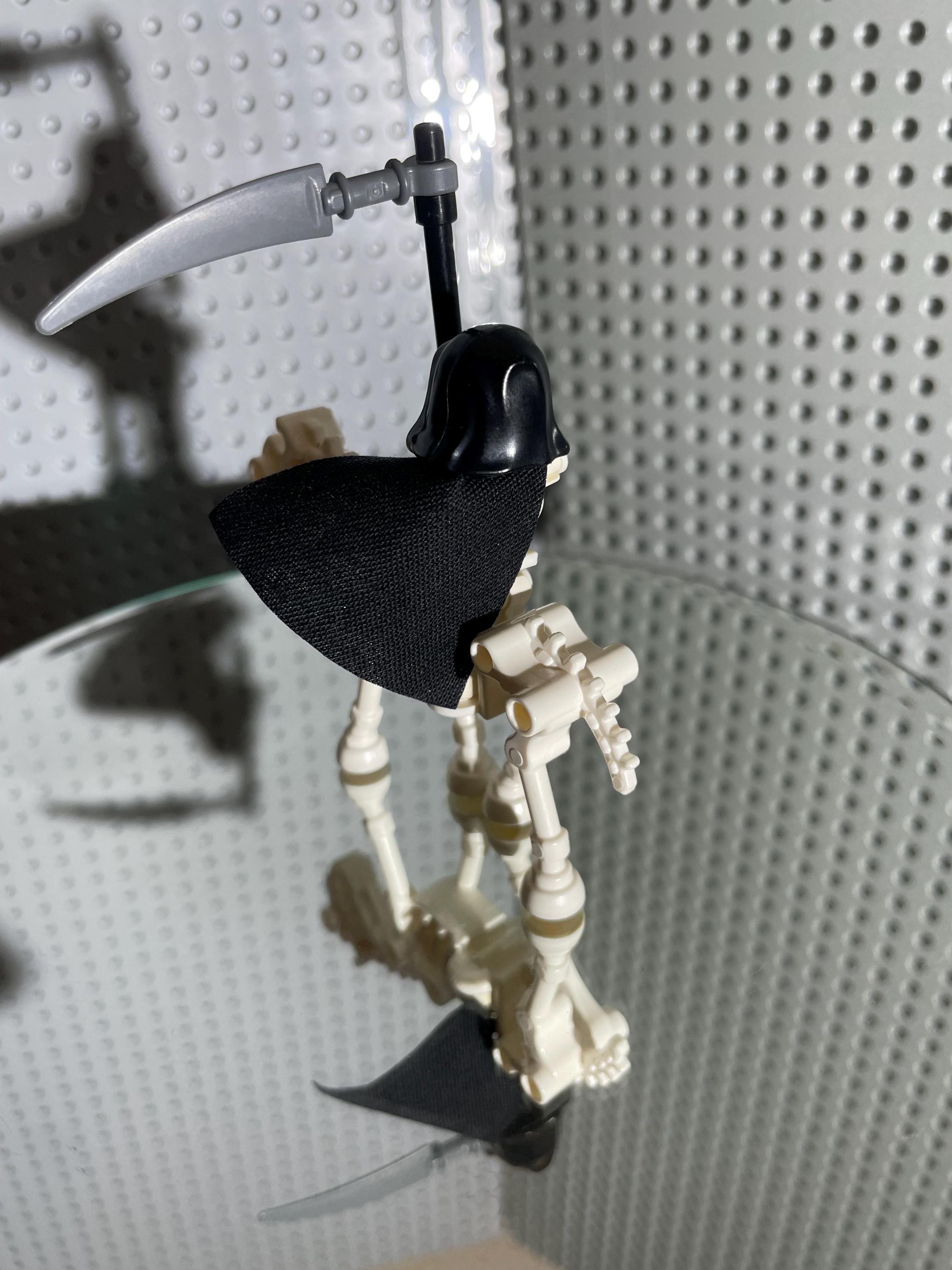 LEGO Death Grim Reaper Skeleton Reaper With Skeleton Horse Loose Castle ...