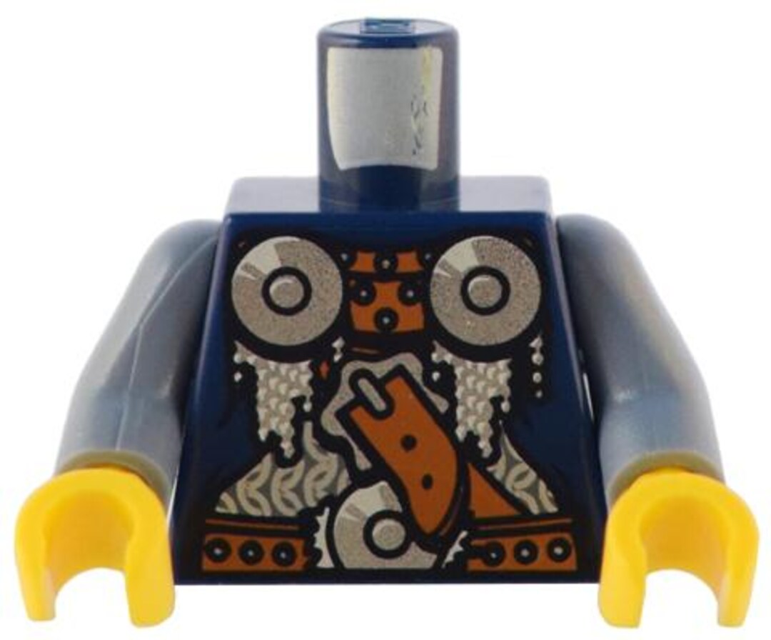 Lego Vintage Castle Knight Torso Viking Armor With 2 Shoulder Disks and ...