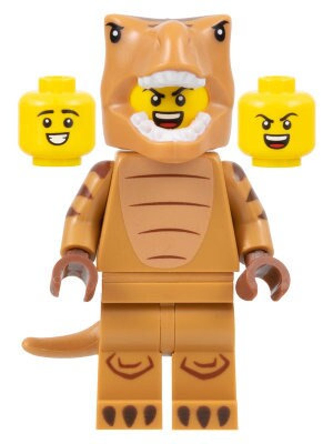 Lego MINIFIGURE T-rex Costume Fan, Series 24 (complete Set With Stand ...