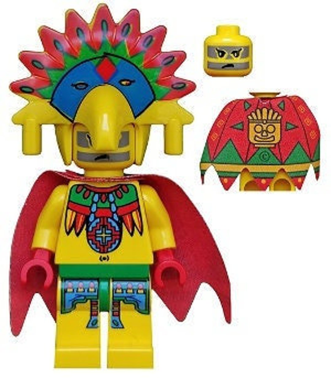 Lego MINIFIGURE Achu Aztecs Priest Gory Ritual Ritual Cannibalism - Etsy