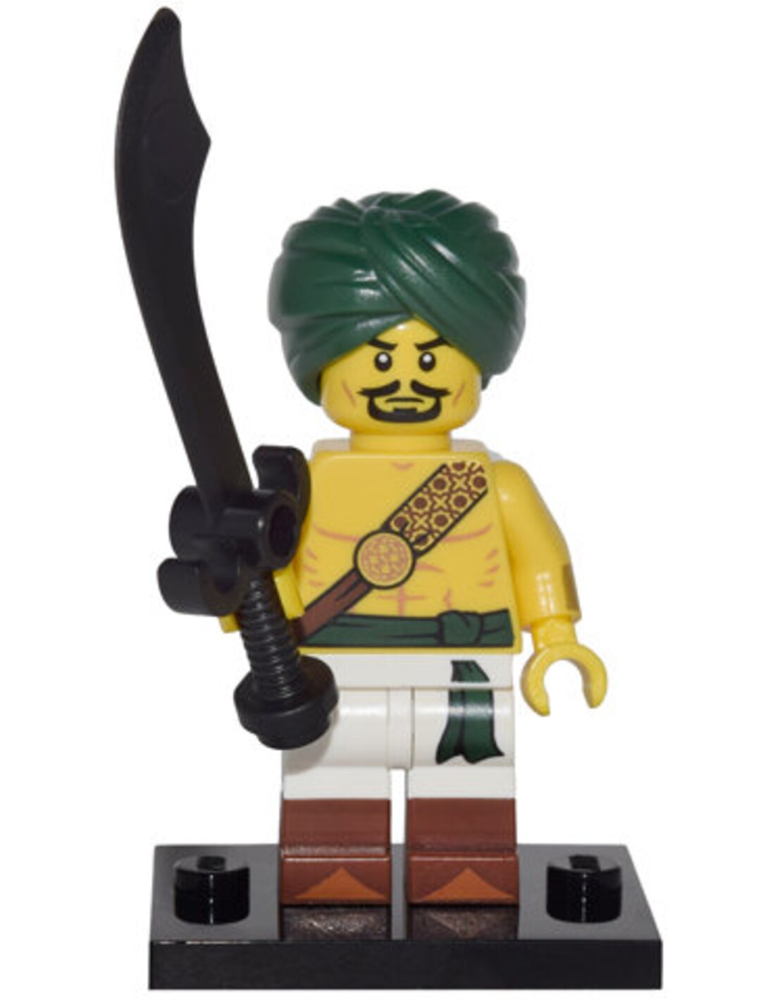 Lego MINIFIGURE Green Turban Desert Warrior, Series 16 (complete Set ...