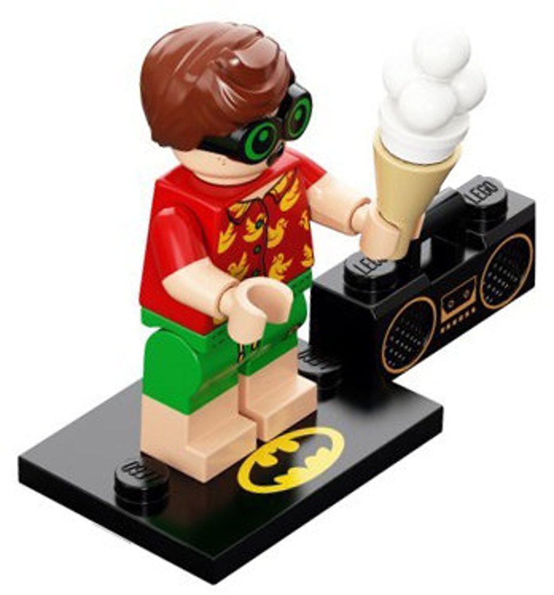 Lego MINIFIGURE Vacation Robin, the LEGO Batman Movie, Series 2 ...