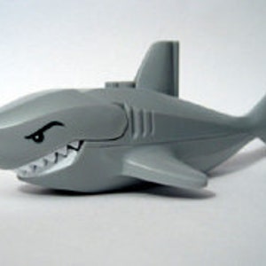 Lego MINIFIGURE Great White Shark With Gills and White Teeth - Etsy