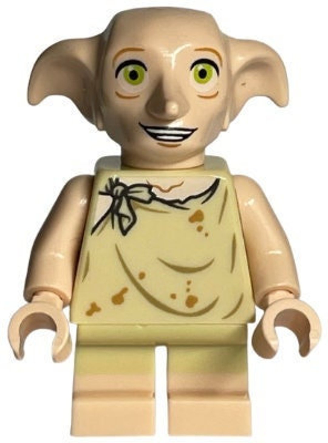 Lego MINIFIGURE Harry Potter Dobby elf Open Mouth Smile - Etsy