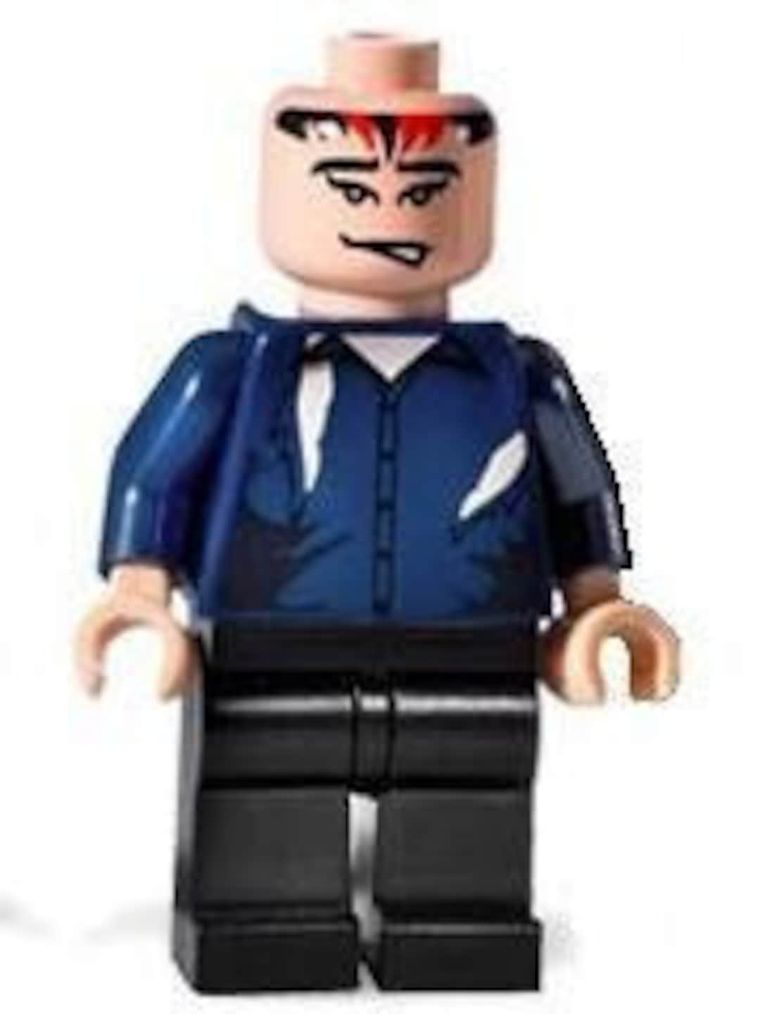 Lego MINIFIGURE Taejo Togokahn Speed Racer Red Bangs, Black Eyebrows ...