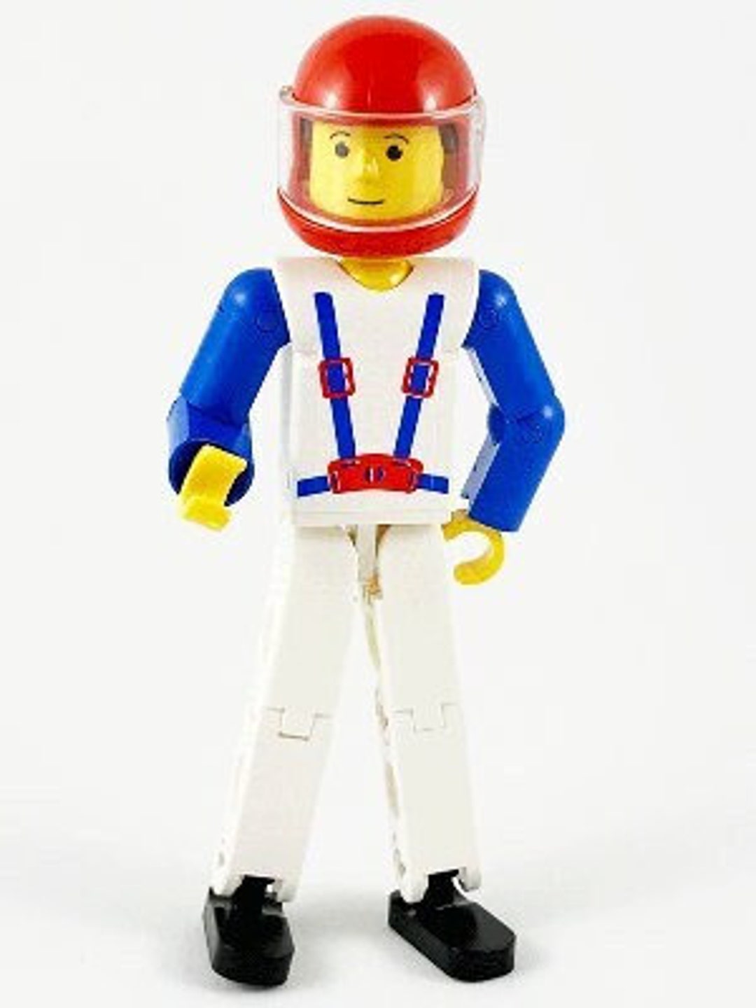 Vintage LEGO Technic Figure 3.5” Tall Minifigure White Legs, White Top ...