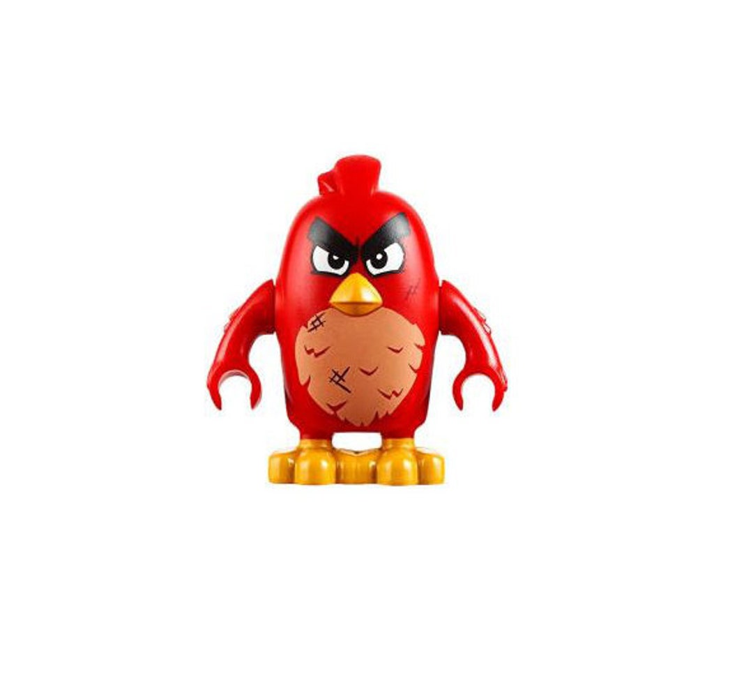 Lego MINIFIGURE Angry Birds Red Annoyed, Furious, Smudges Angry Birds ...
