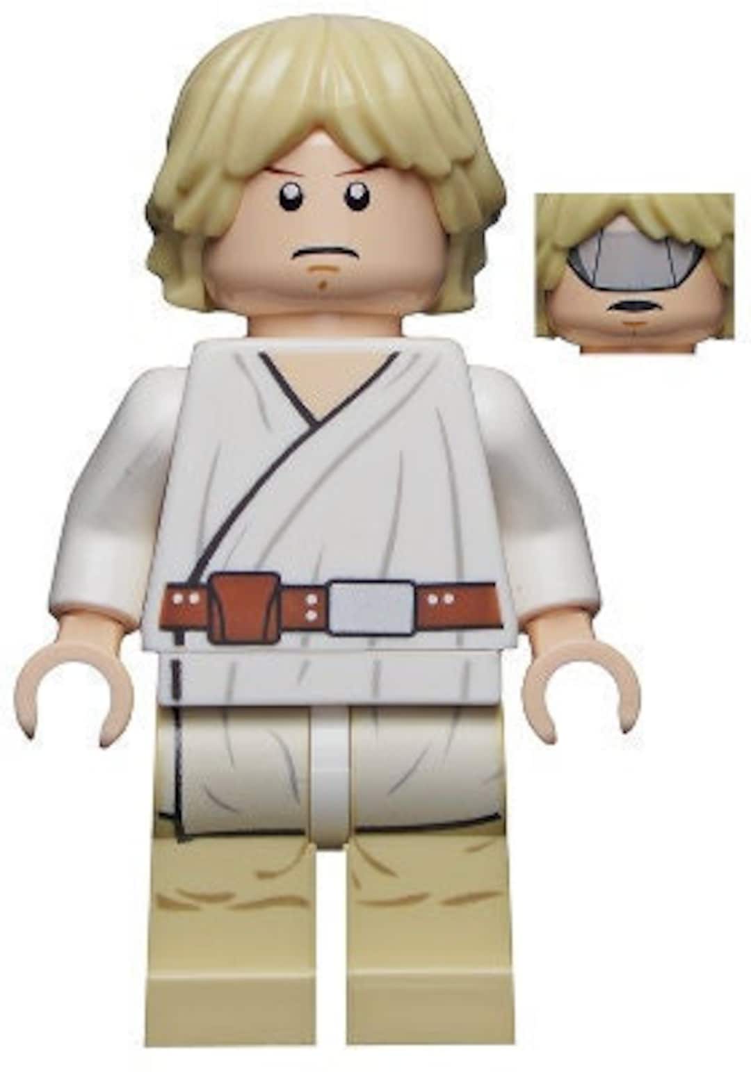 Lego Star Wars MINIFIGURE Luke Skywalker (tatooine, Gray Visor on ...