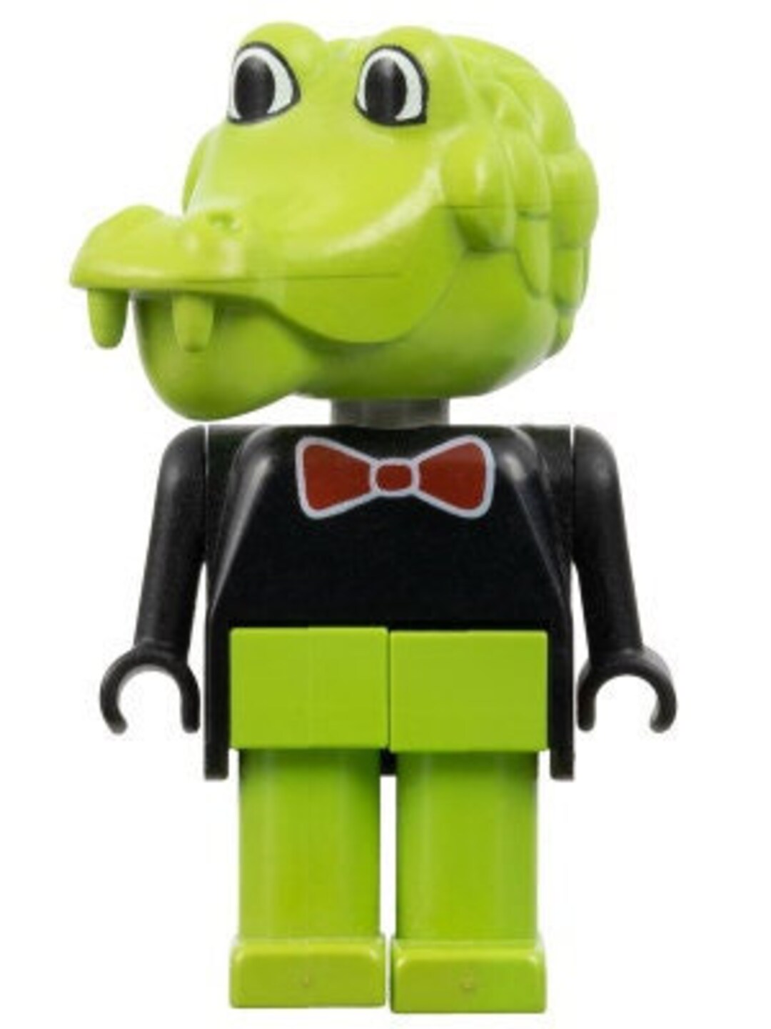 Lego MINIFIGURE Fabuland Crocodile - Clive Crocodile, Red Bow Tie - Etsy