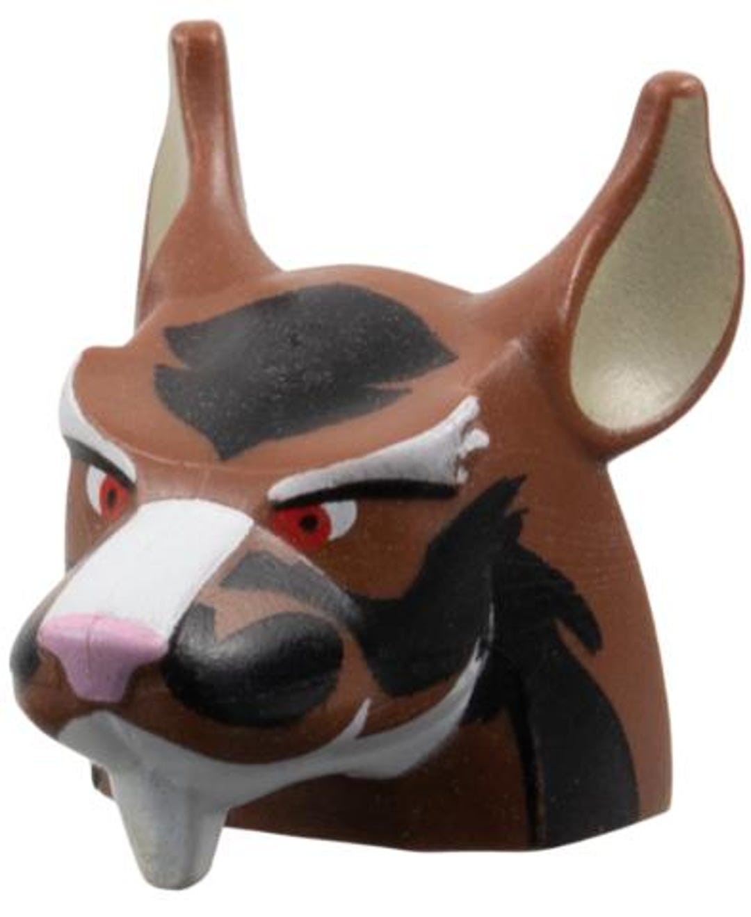 Lego Vintage Minifigure, Head, Splinter Modified Rat With Red Eyes ...