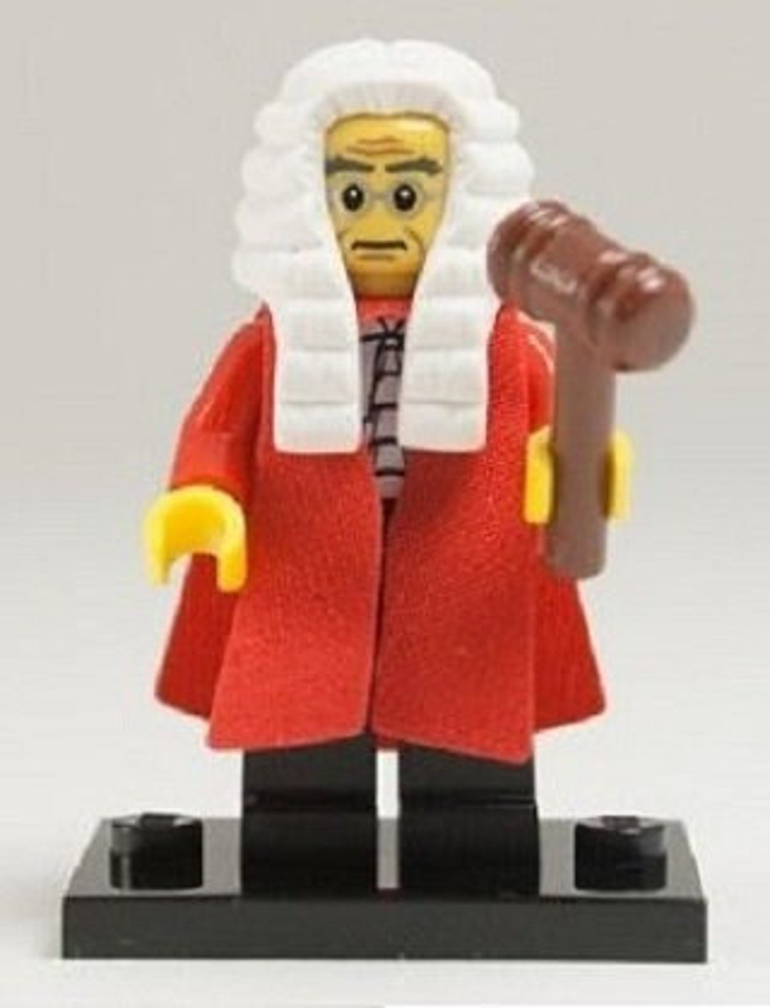 Lego Minifigure Judge, Series 9 (complete Set With Stand and ...