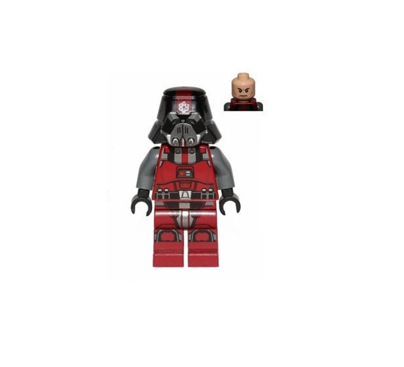 Lego Star Wars MINIFIGURE Sith Trooper Dark Red Outfit - Etsy