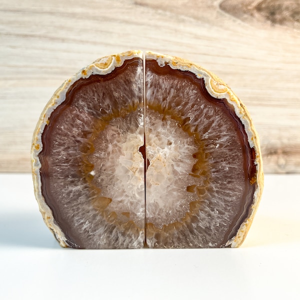 Geode Bookends - Etsy