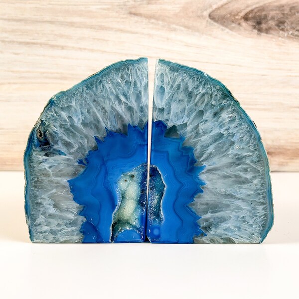 Agate Bookends - Etsy