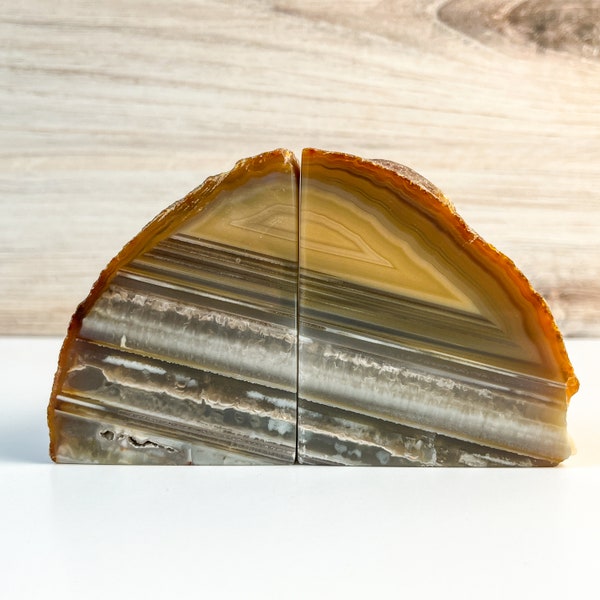 Agate Bookends - Etsy