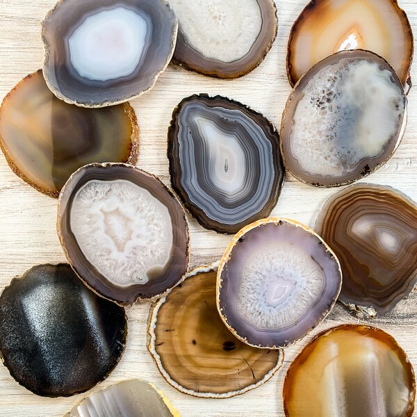 Agate Coasters - Etsy