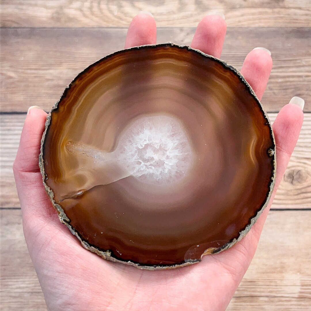 Large Natural Agate Slice Geode Slice Coaster Size Agate for Frame ...