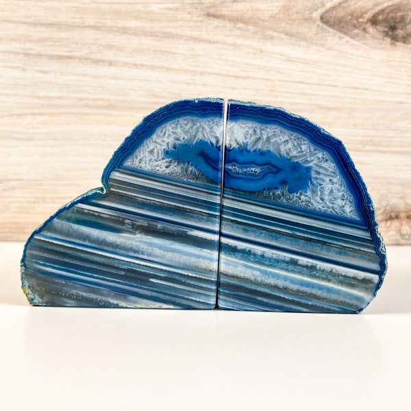 Agate Geode Bookends - Etsy