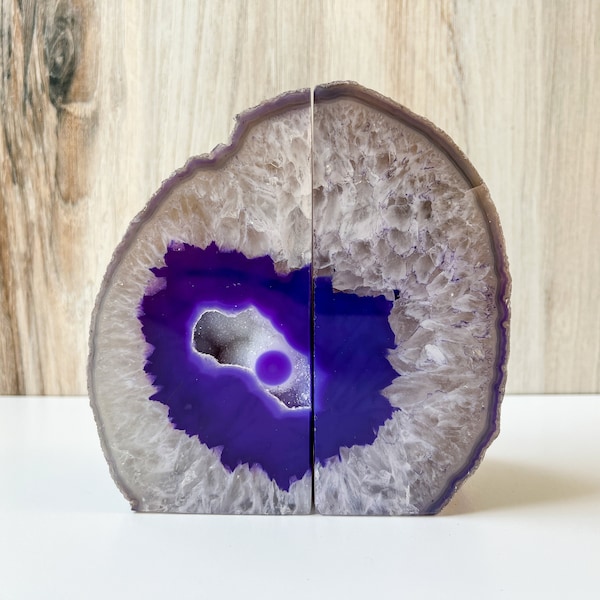 Geode Bookends - Etsy