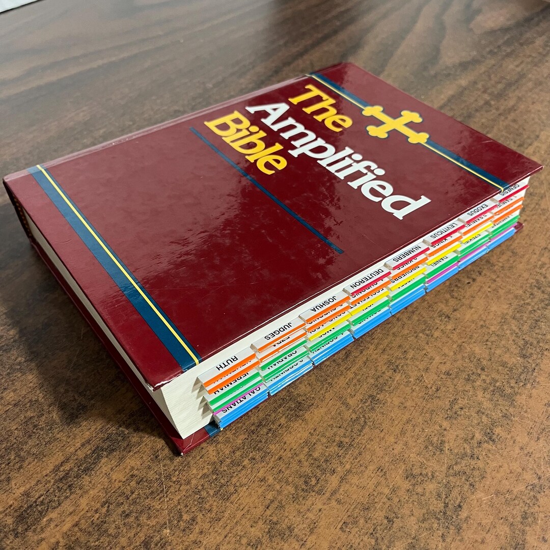 Amplified Classic 1987 Large Print Bible - Hardcover - Out of Print ...