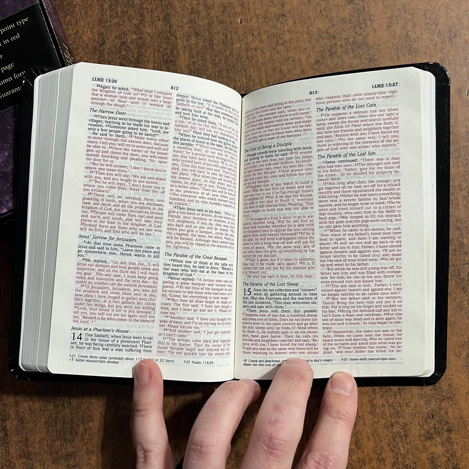 NIV 1984 Compact Thinline Bible - Black Bonded Leather -out of Print ...