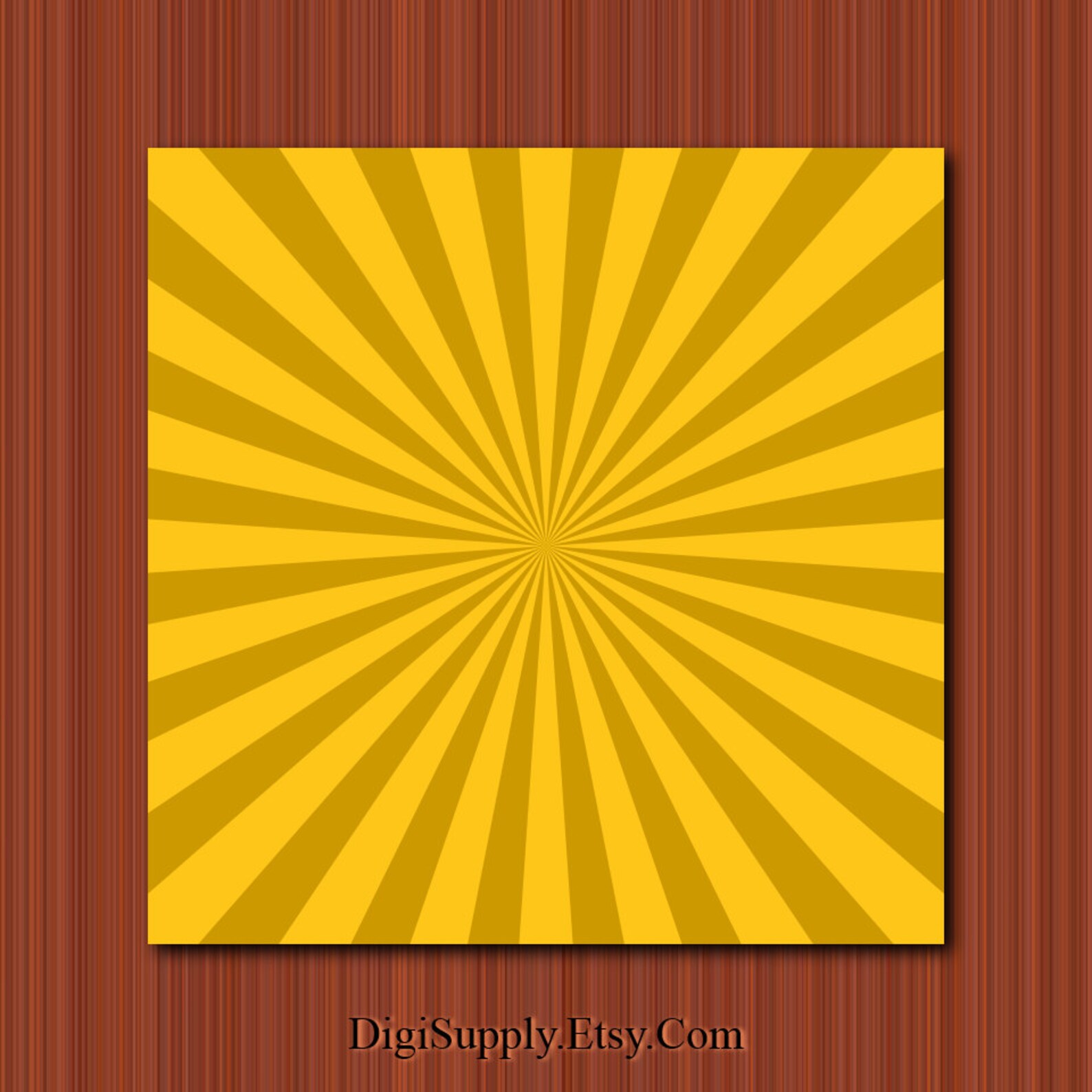 Sun Rays - Colorful, Starburst Digital Paper, Sun Ray Digital Paper ...